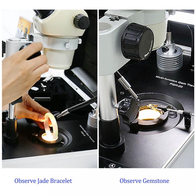 Gem Identification Travel Lab Box With Wheels 20 Kinds Of Gemological Instrument