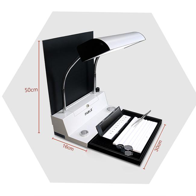 Foldable arm Gemological Laboratory Diamond Grading Lamp with Power ...