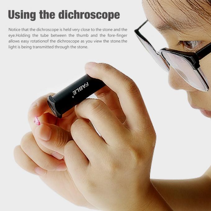 Pleochroism Color of Ruby Can Be Seen Under the Caltite Dichroscope