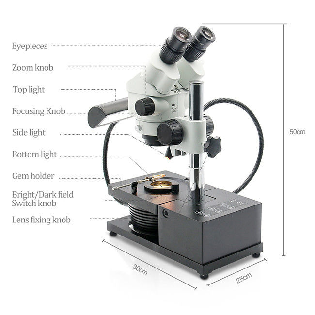 Optical Lens Jewelry Appraisal Digital Gem Microscope For Laboratory