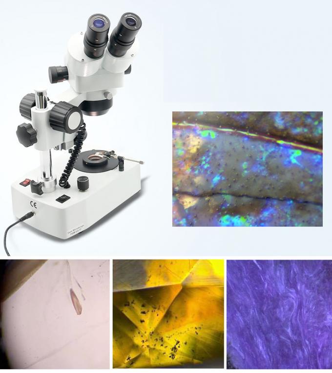 Binocular Gem Microscope Gemstone Microscope 10X-40x Magnification