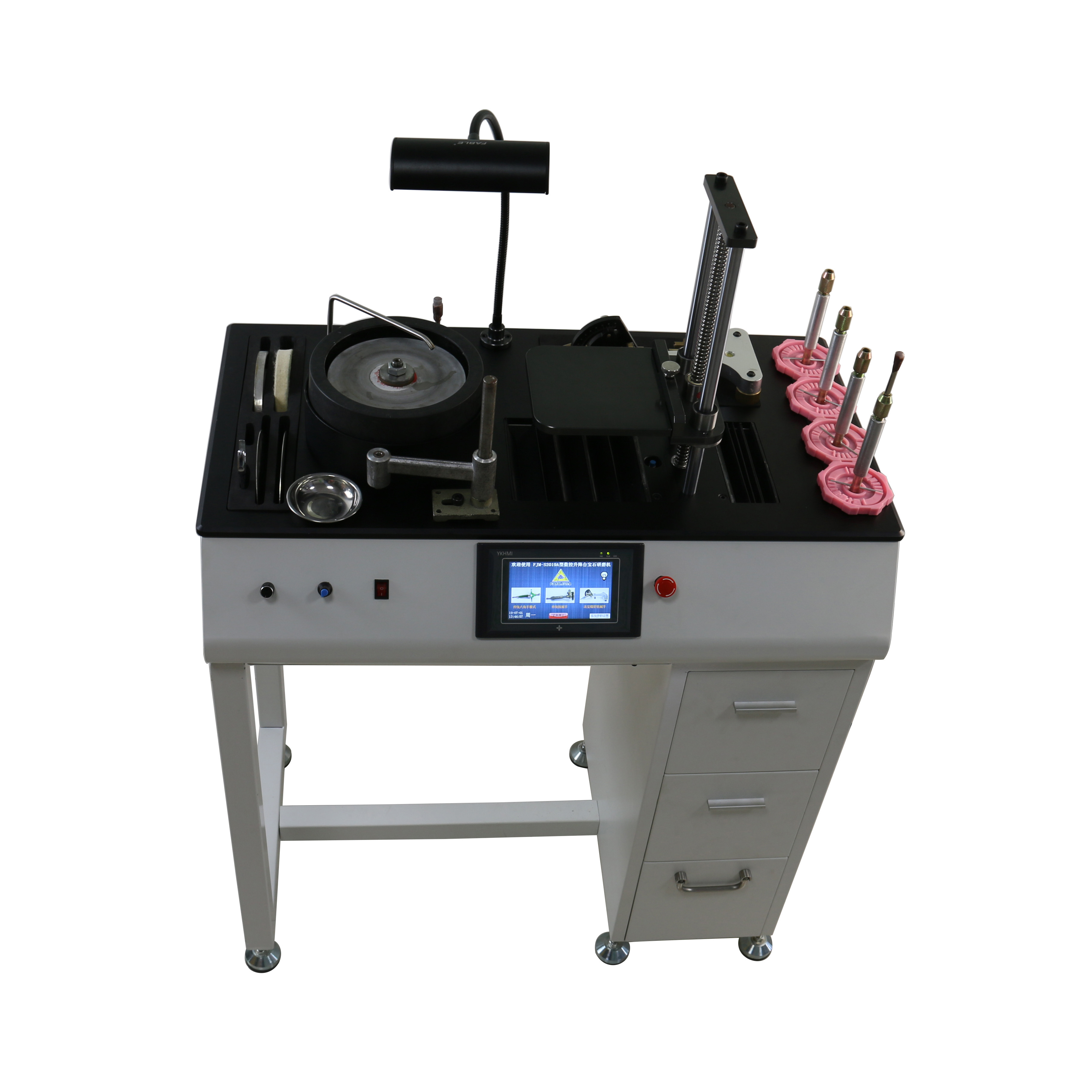 CNC Lifting Gemstone Lapidary Machine Integrated Gem Faceting Machine ...