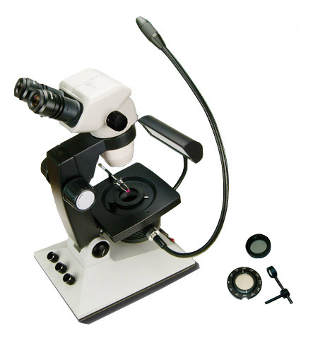 Binocular Gem Microscope with Polariscope system and Magnification of ...