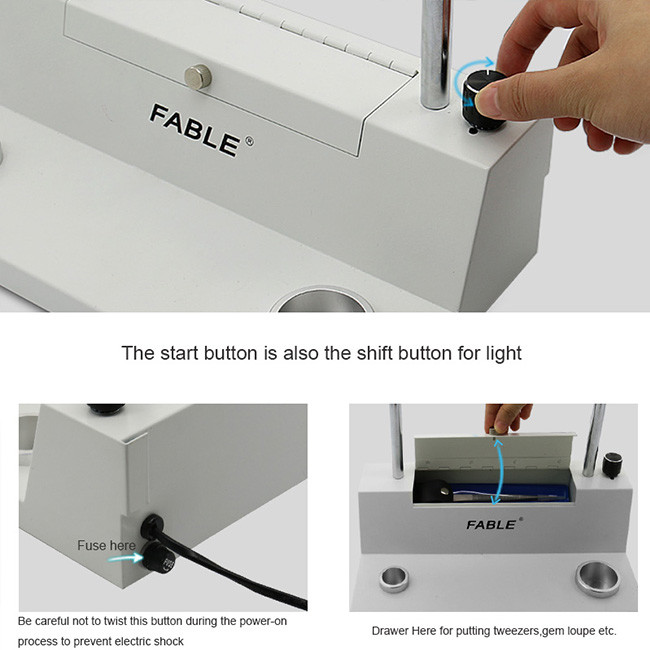 220V Diamond Grading Light Hight Brightness Energy Saving Model FDL-12
